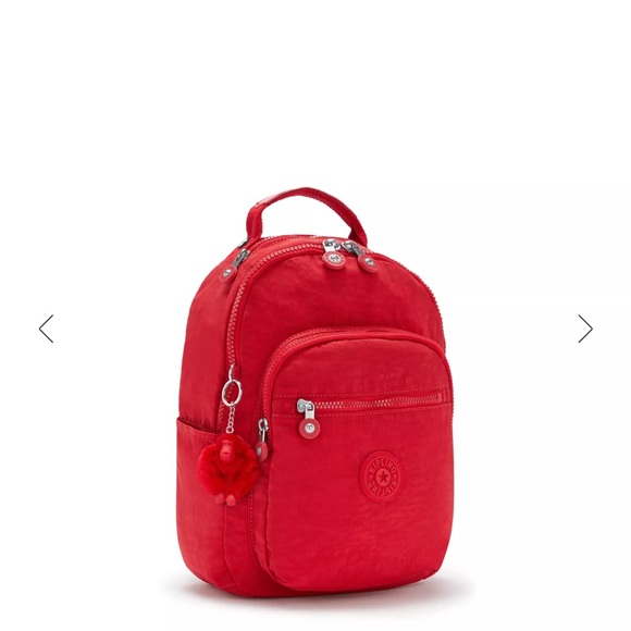 Kipling | Bags | Kipling Vibrant Red Womens Backpack | Poshmark